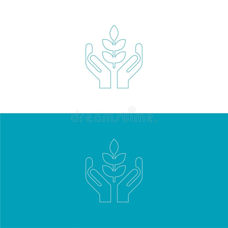 Hands Holding Hands Human Protection with Leafs Vector Image.Vector ...