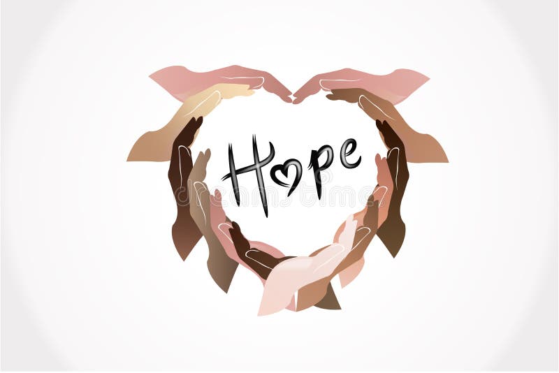 Hope hands and light logo stock vector. Illustration of hand - 146320529