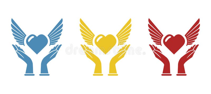 Hands Holding Heart, Love Confession, Vector Illustration Stock Vector ...