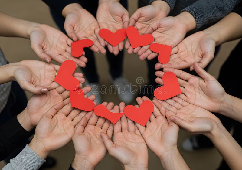Community Holding Hearts Stock Illustrations – 1,116 Community Holding ...