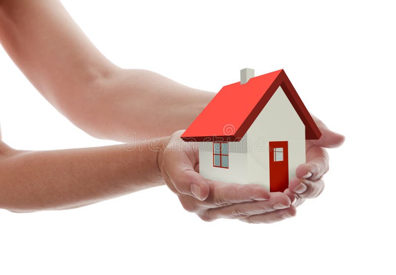Hands - Holding House stock illustration. Illustration of hold - 11088162
