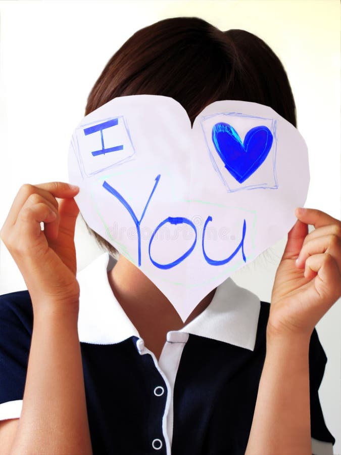 Hands Holding I Love You stock photo. Image of creative - 1889242