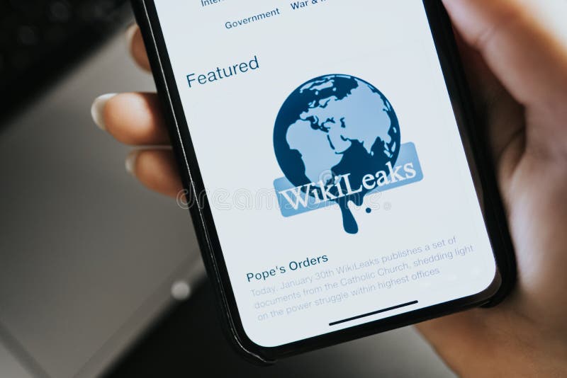 WikiLeaks editorial stock photo. Image of information - 18398653