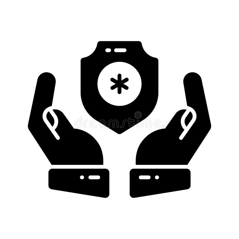 Hands Holding Medical Shield, Concept of Health Insurance, Medical ...