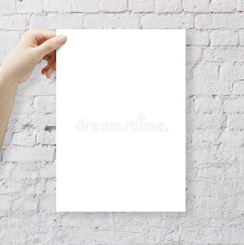 Hands holding paper stock photo. Image of frame, brand - 29083016