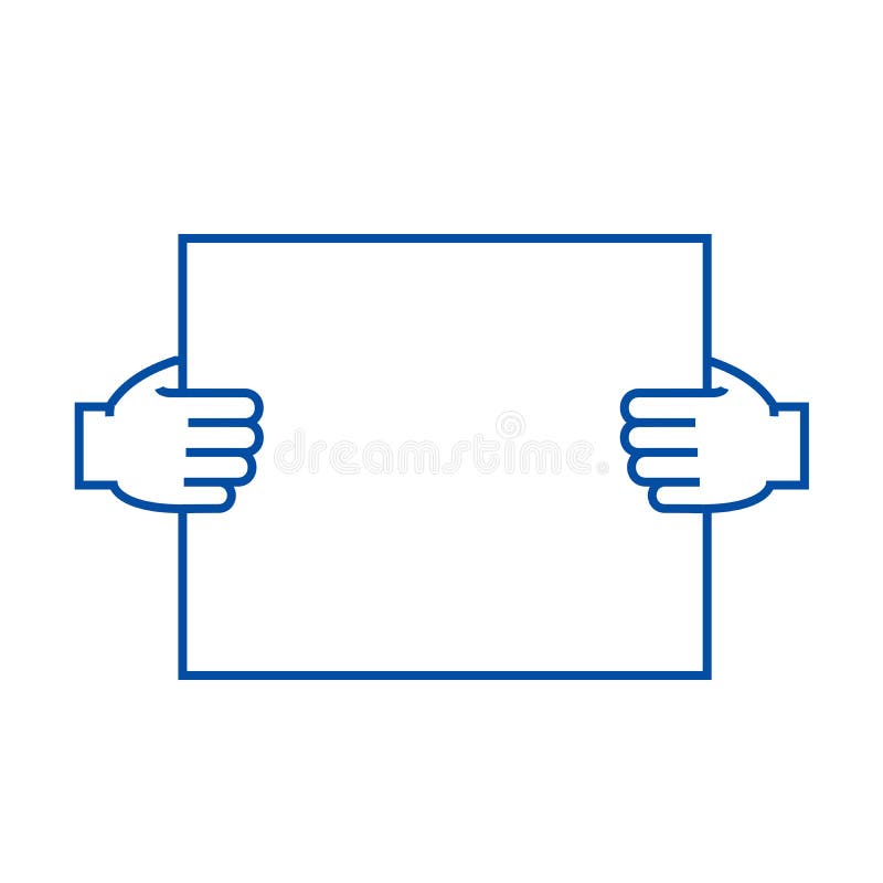 Man Giving Document Line Icon Concept. Man Giving Document Flat Vector ... Man Giving Document Line Icon Concept. Man Giving Document Flat Vector ...