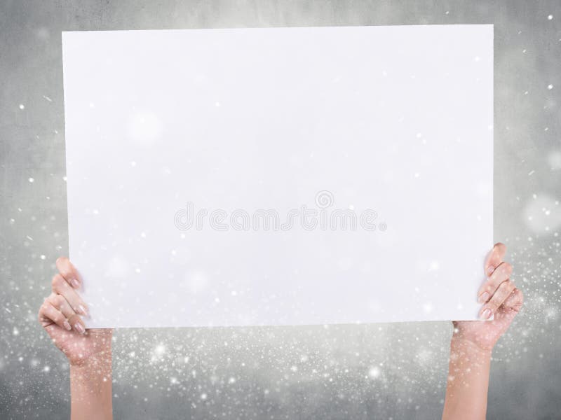 Hands holding paper stock image. Image of communication - 35384821