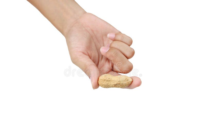 Holding a Jar of Peanuts Top View Stock Photo - Image of product, brown ...