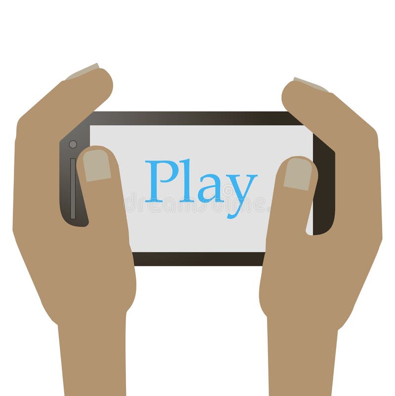 Hands holding stock vector. Illustration of hands, finger - 90494369