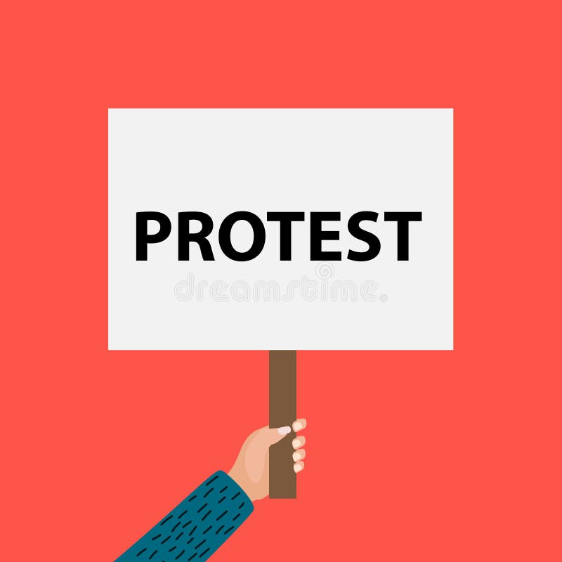 Protest Word Cloud stock image. Illustration of typography - 193378553