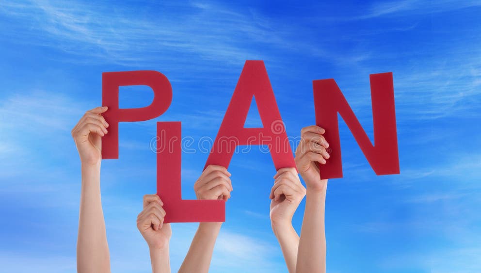 Hands Holding Plan in the Sky Stock Image - Image of concept, creative ...