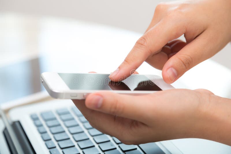 Hands holding and pointing stock image. Image of display - 55669689