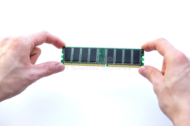 Hand holding RAM stick stock image. Image of ddr3, memory - 42034511