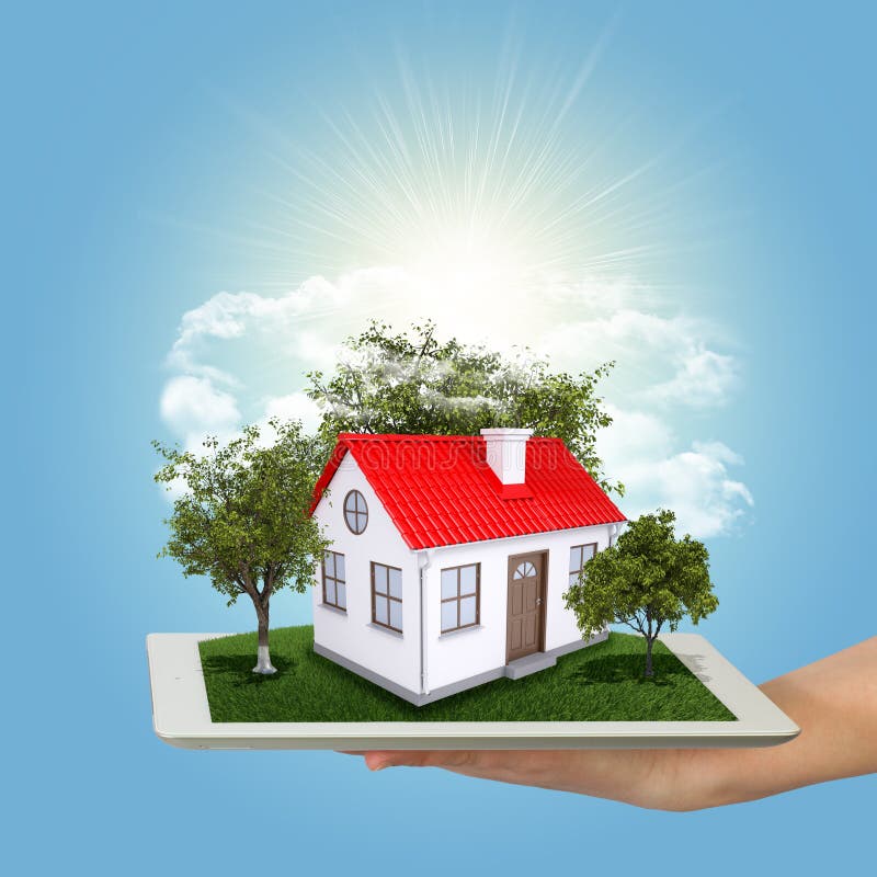 Hands Holding Small House Land Stock Illustrations – 19 Hands Holding ...