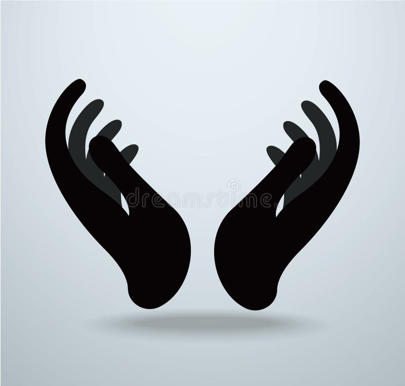 Hands Holding Together Concept Design Vector, Hands Pray Logo Stock ...
