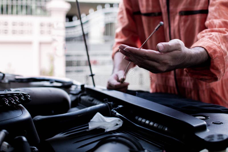 Hands Holding Tool for Repairing Car Machine Stock Photo - Image of ...