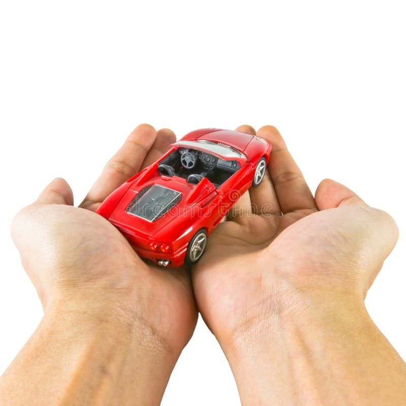 Hand Holding Car stock photo. Image of reaching, carrying - 7653368