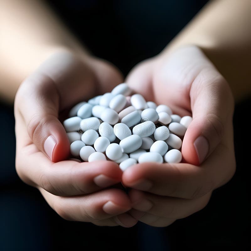 Hands Holding a Vibrant Assortment of Colorful Candies, Ai-Generated ...