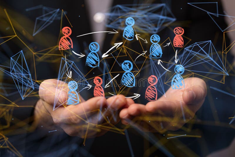 Hands Holding Virtual Profile Icons. Global Network, Communication ... Hands Holding Virtual Profile Icons. Global Network, Communication ...