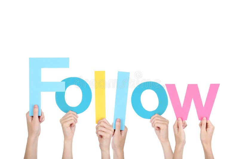 Hands Holding the Word Follow Stock Photo - Image of holding, alphabet ... Hands Holding the Word Follow Stock Photo - Image of holding, alphabet ...