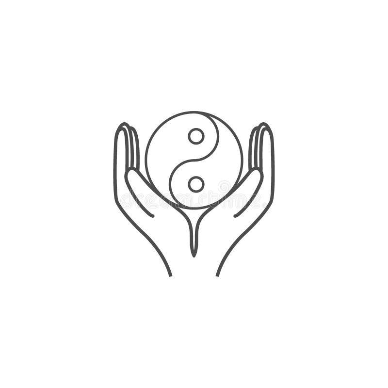 Hands Holding Yin Yang Symbol Stock Vector - Illustration of balance ... Hands Holding Yin Yang Symbol Stock Vector - Illustration of balance ...