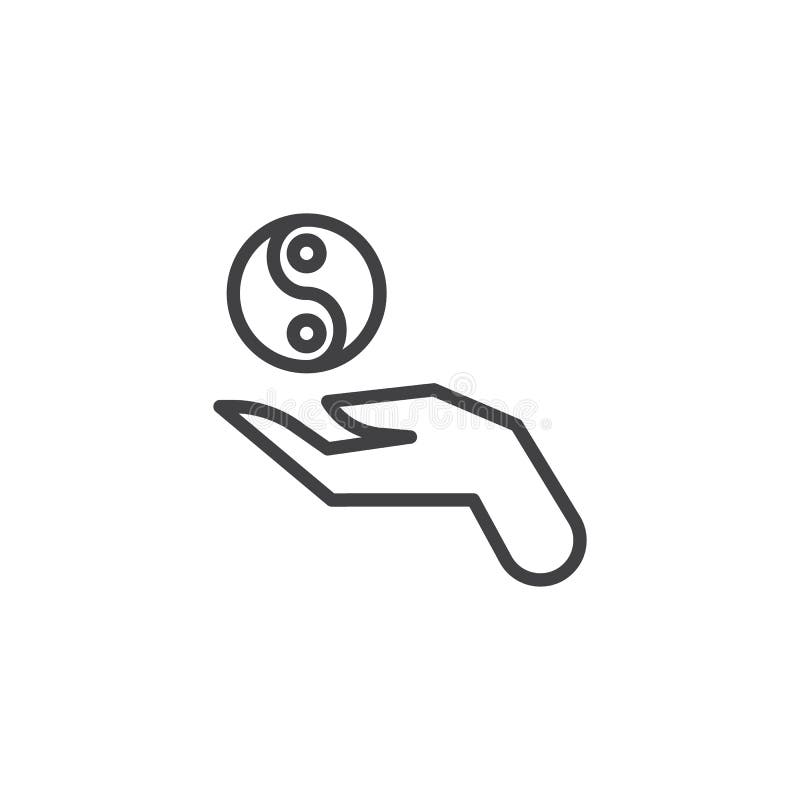 Hands Holding Yin Yang Symbol Stock Vector - Illustration of east ... Hands Holding Yin Yang Symbol Stock Vector - Illustration of east ...