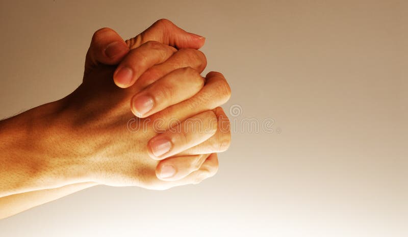 Hands in hope stock image. Image of persistent, anxious - 916835
