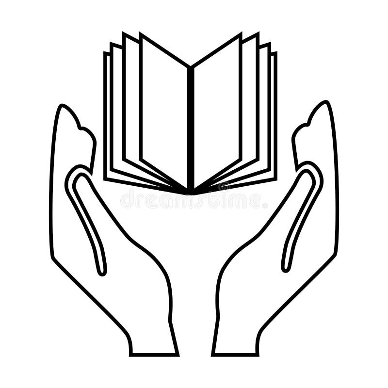 Human and Book logo. stock illustration. Illustration of knowledge ...