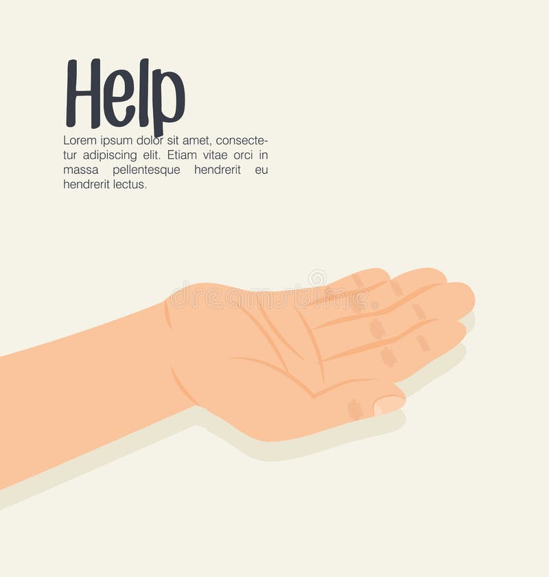 Hands human help icon stock vector. Illustration of concept - 109578165