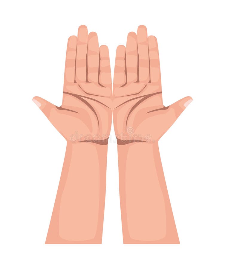 Hands human lifting stock vector. Illustration of hold - 224816106