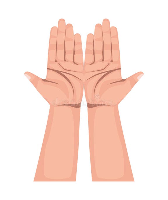 Hands human lifting stock vector. Illustration of hold - 224816106