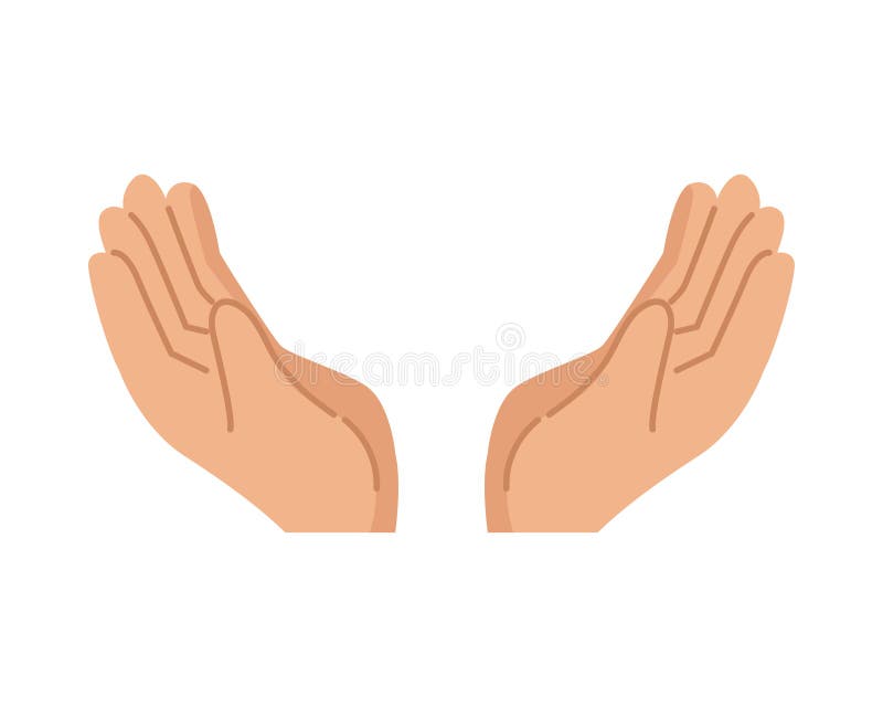 Hands Human Receiving Isolated Icon Stock Vector - Illustration of ...