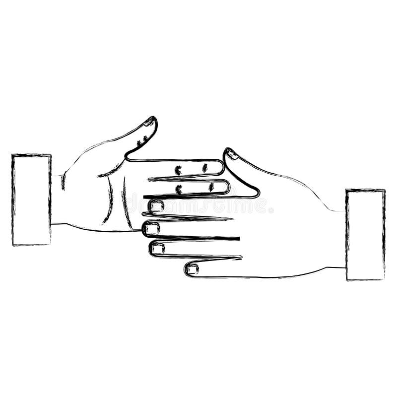 People Touching Hands Icon Stock Illustrations – 489 People Touching ...