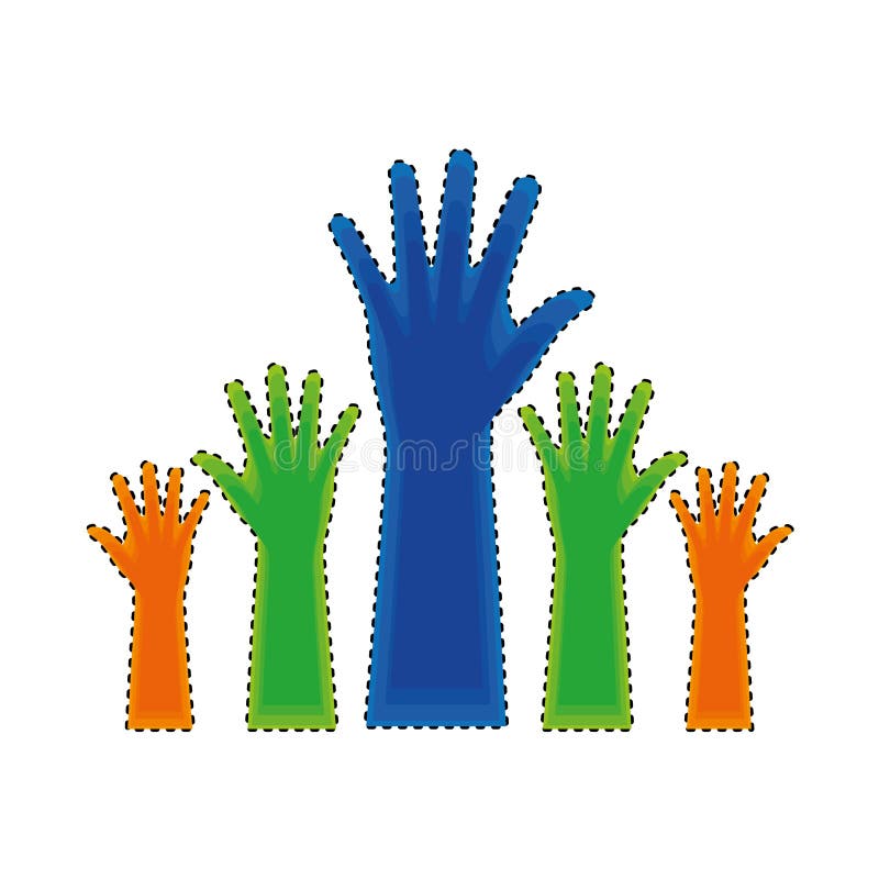 Hands Reaching Up Graphic Stock Illustrations – 210 Hands Reaching Up ...