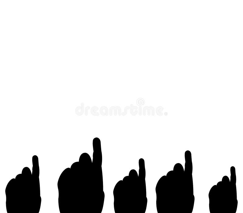 Hands indicate stock illustration. Illustration of hand - 62369426