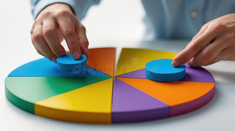 Hands Interacting with Colorful Educational Tool for Learning and ...