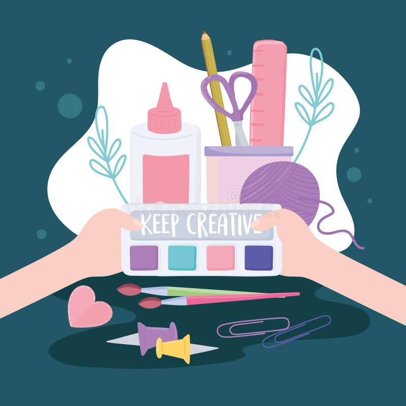 Hands Keep Icon, Outline Style Stock Vector - Illustration of inserting ...