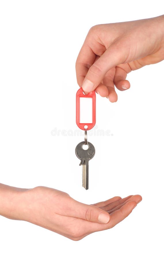 Hands with Key stock photo. Image of giving, hands, hand - 5264312