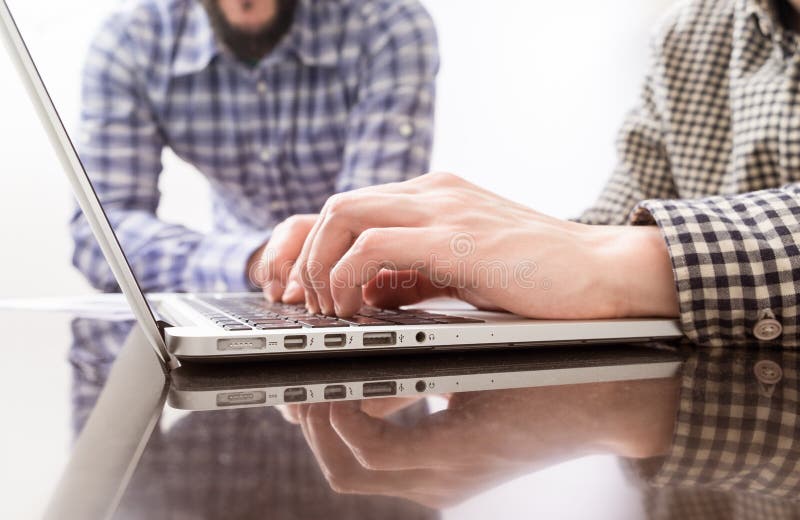 Hands on keyboard stock image. Image of design, fingers - 93948581