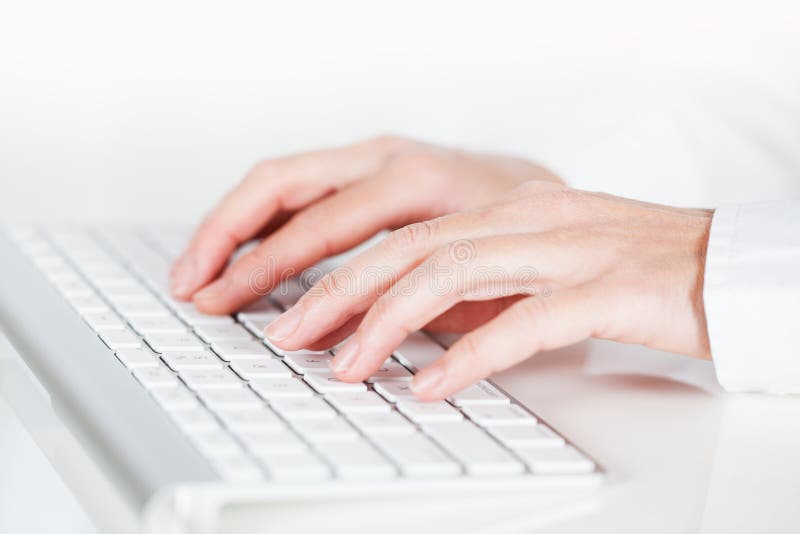 Person Inputting Information Computer Stock Photos - Free & Royalty ...