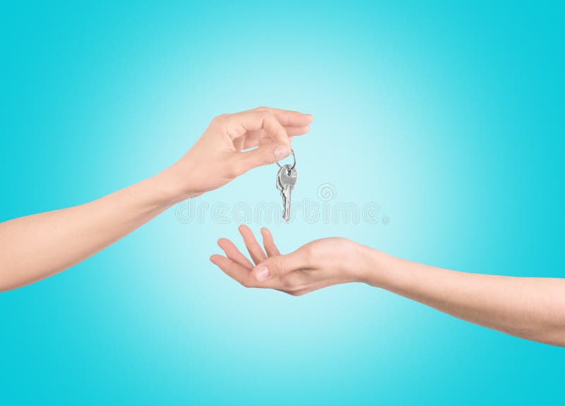 Hands with Keys, Give Keys in Hand Stock Image - Image of house, giving ...
