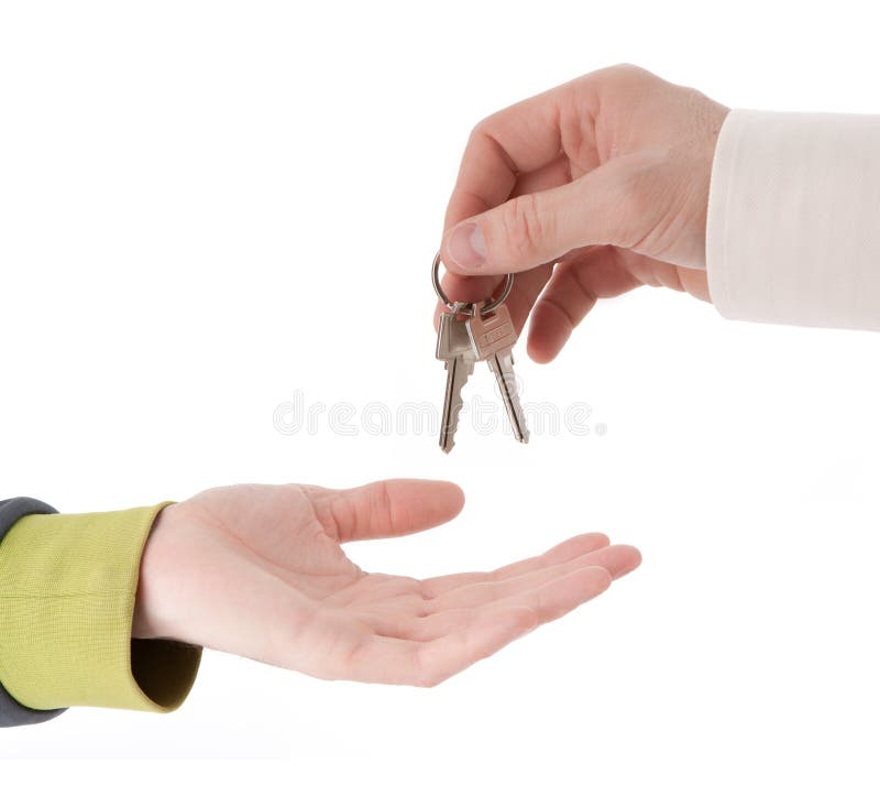 Hands with Keys - Handing Over the Keys Stock Photo - Image of hand ...