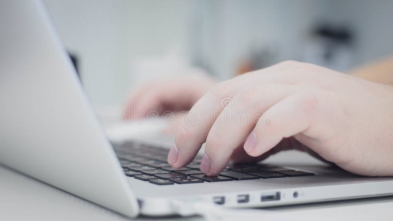 Close Shot of a Human Hand Writing Something on the Paper Stock Photo ...