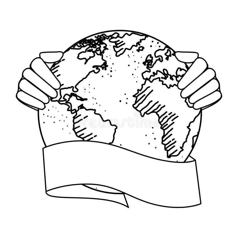 Hands Lifting World Stock Illustrations – 201 Hands Lifting World Stock ...