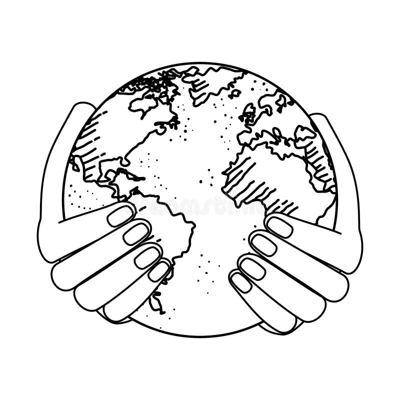 Hands Lifting World Stock Illustrations – 201 Hands Lifting World Stock ...