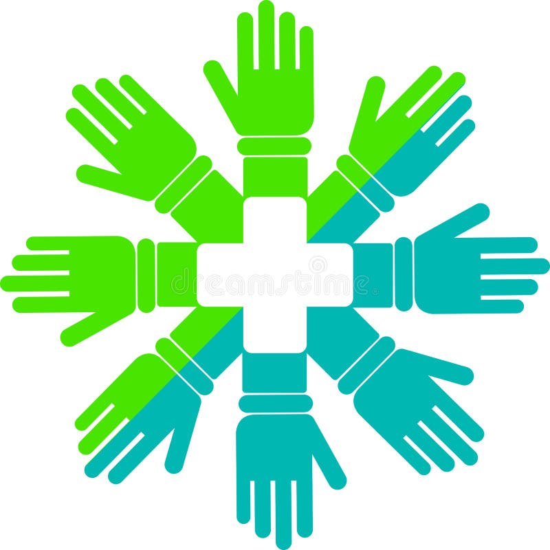 Round hands logo stock vector. Illustration of friend - 43119271