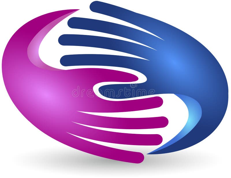 Hands Together Logo Stock Illustrations – 23,379 Hands Together Logo ...