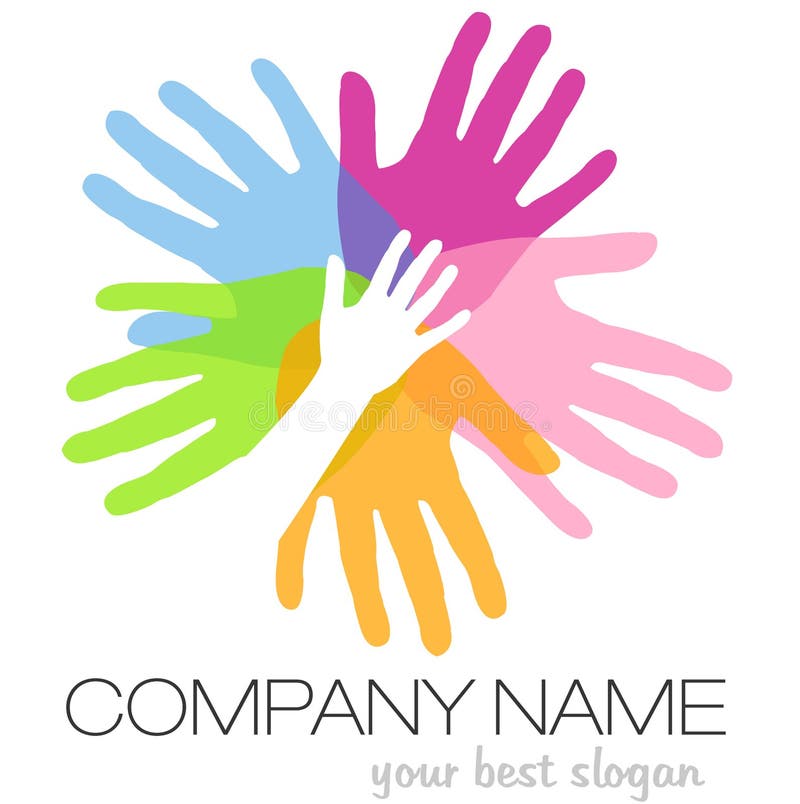 Hands Logo stock illustration. Illustration of graphic - 40261118
