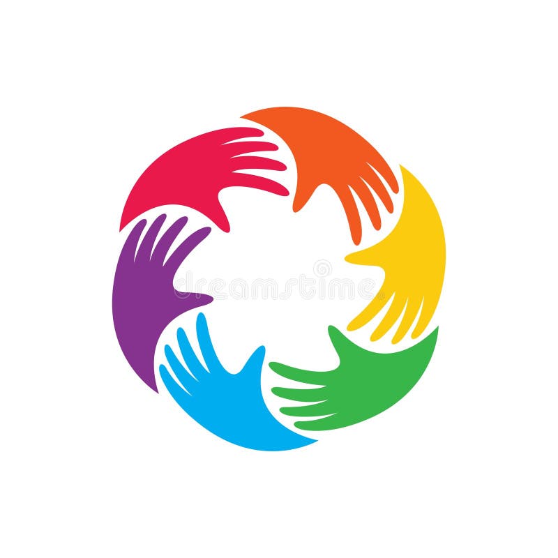 Hands Logo Team Illustration Stock Vector - Illustration of corporate ...