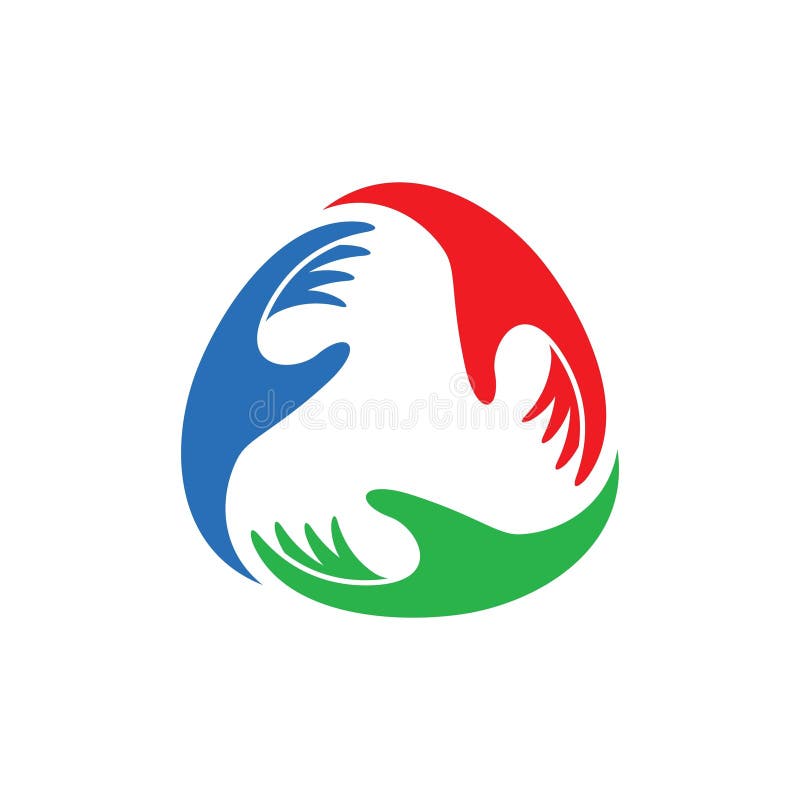 Hands Logo Team Illustration Stock Vector - Illustration of teamwork ...